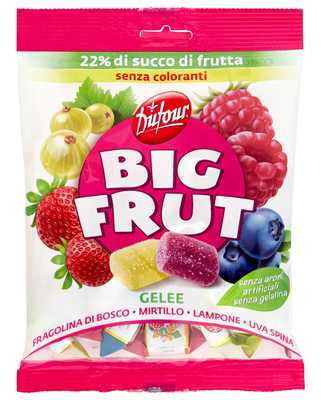 Dufour Jeleuri Big Frut Fructe de Pădure - 150 gr - Sia Italia