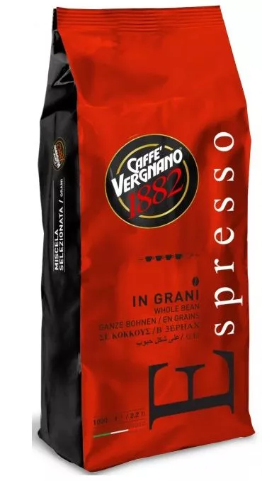 Cafea Vergnano Espresso Boabe 1kg - Sia Italia