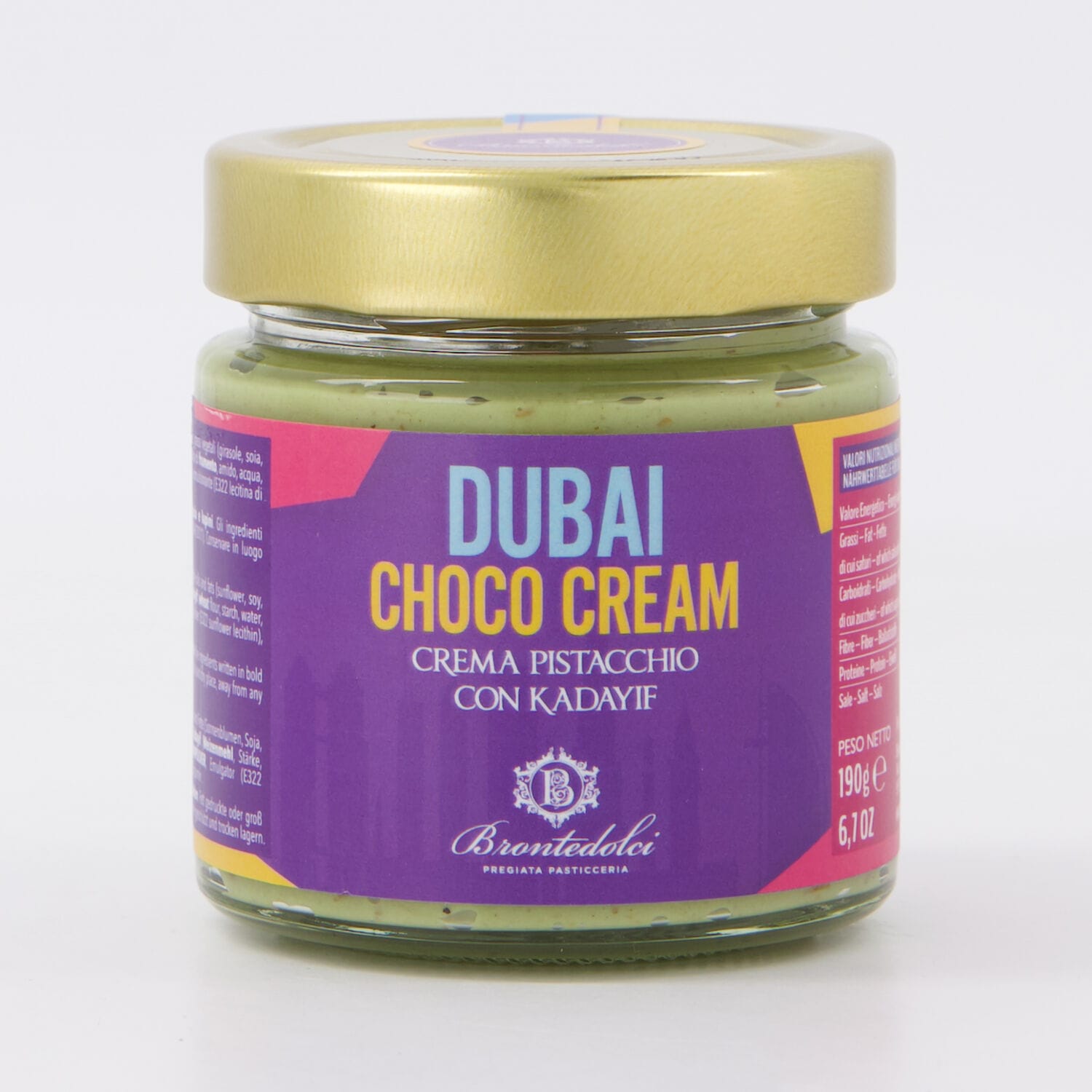 Crema Fistic si Kataif Dubai Brontedolci 190gr. - Sia Italia